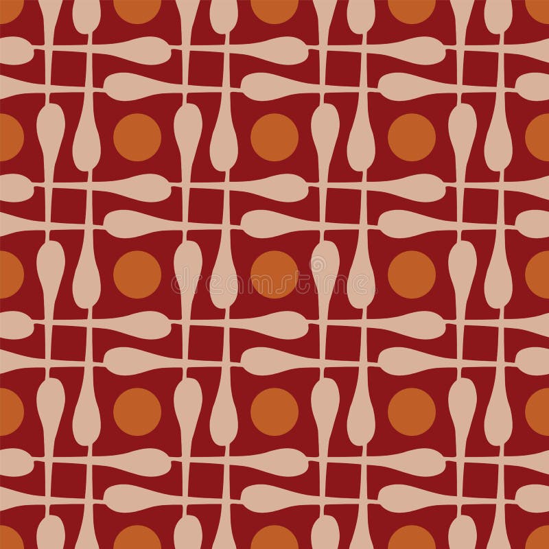 Vector Abstract Geometric Dots and Lines Seamless Pattern Background ...