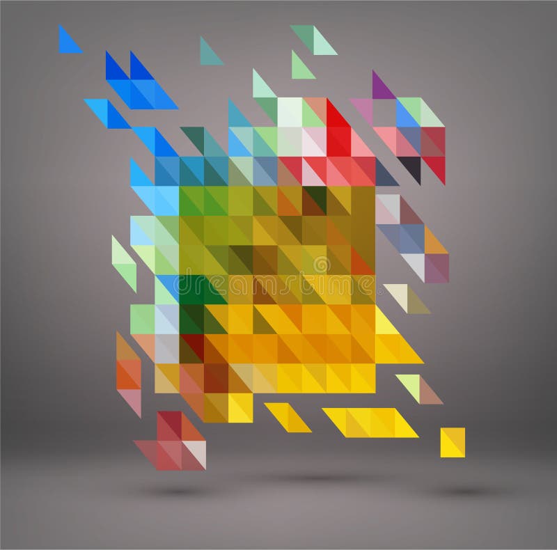 Vector Abstract, Geometric Element, Modern Minimalist Design. Bu Stock ...