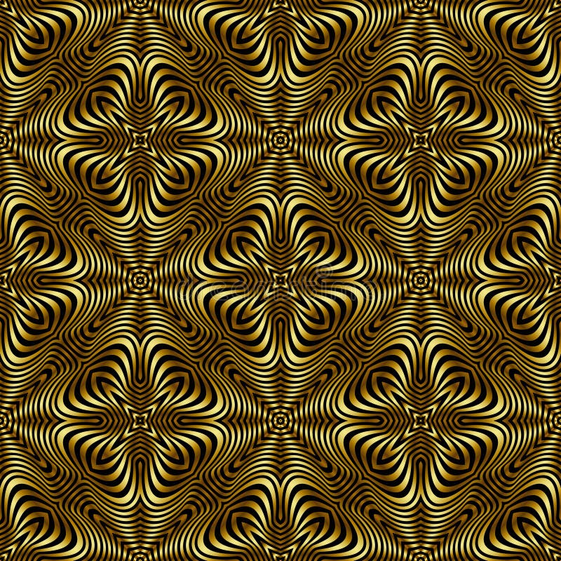 Vector Abstract Geometric Forms Background with Distortion Effect Stock ...