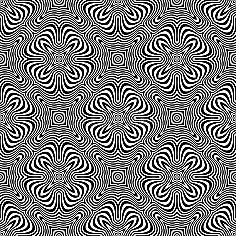 Vector Abstract Geometric Forms Background with Distortion Effect Stock ...