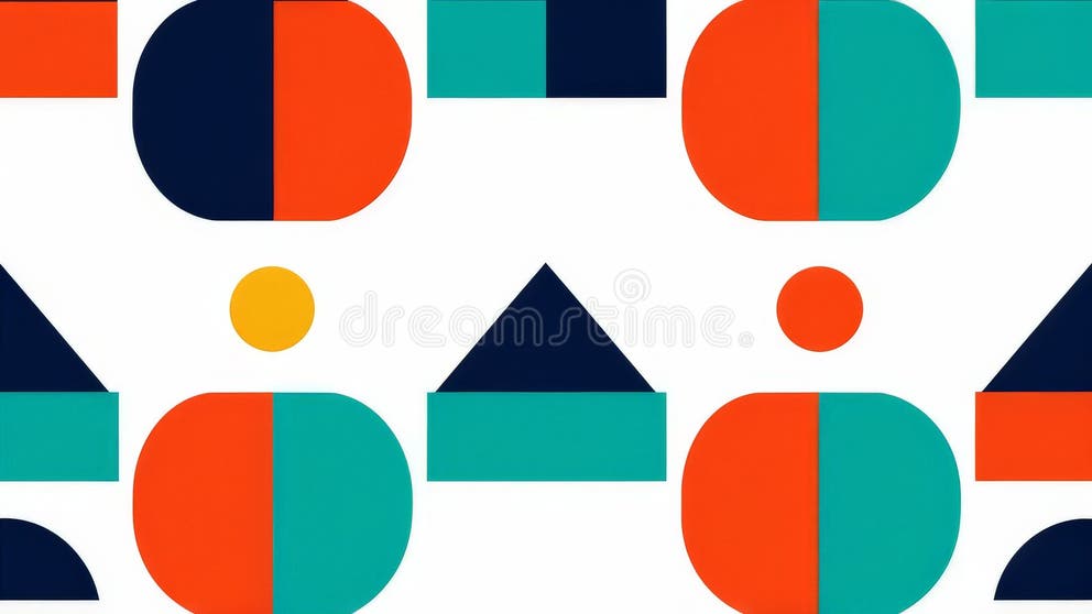 Vector Abstract Geometric Forms Design . Stock Illustration ...