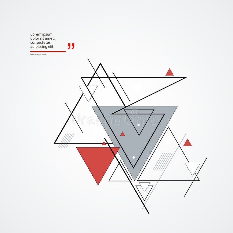 Vector Abstract Geometric Pattern. Triangular Futuristic Shapes Cool ... Vector Abstract Geometric Pattern. Triangular Futuristic Shapes Cool ...