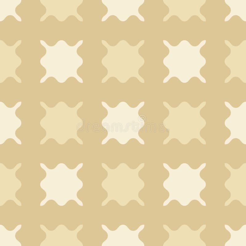 Vector Abstract Geometric Seamless Pattern with Simple Organic Curved ...