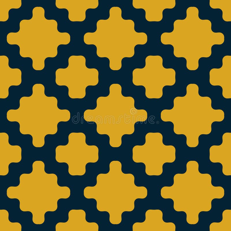 Vector Abstract Geometric Seamless Pattern with Simple Organic Shapes ...