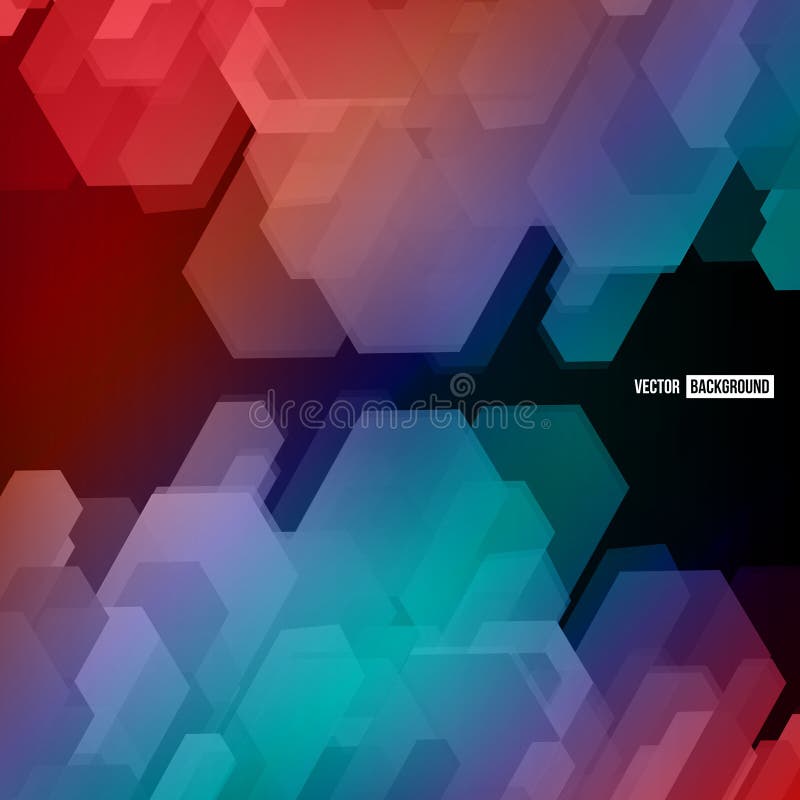 Blue Hexagon Cubes Technology Background Stock Illustrations – 870 Blue ...