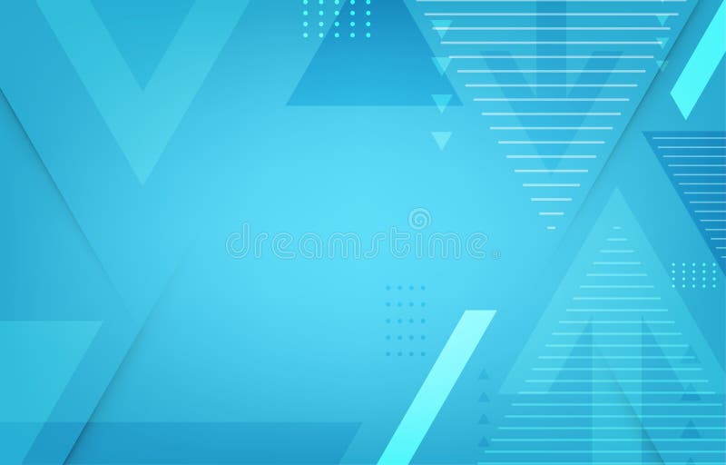 Vector Abstract Geometric Triangle Arrow Concept.blue Vector ...