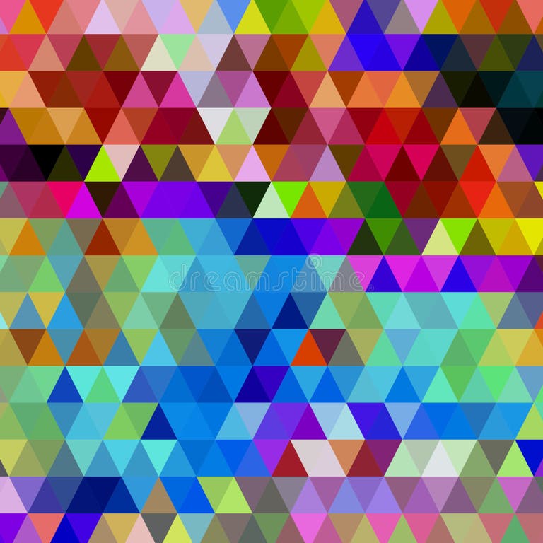 Vector Abstract Geometric Triangular Background. Stock Vector ...
