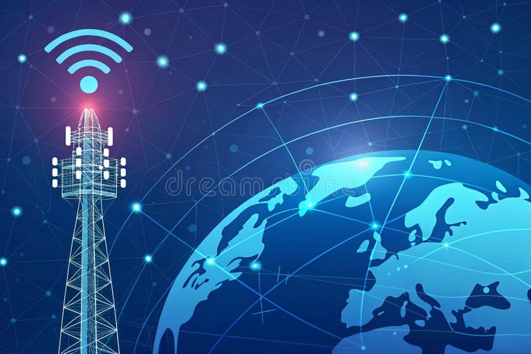 Telecom Background Stock Illustrations – 12,729 Telecom Background ...