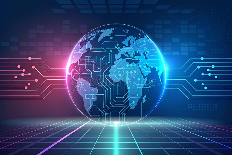 Vector Abstract Global Future Technology, Electric Telecom Background ... Vector Abstract Global Future Technology, Electric Telecom Background ...