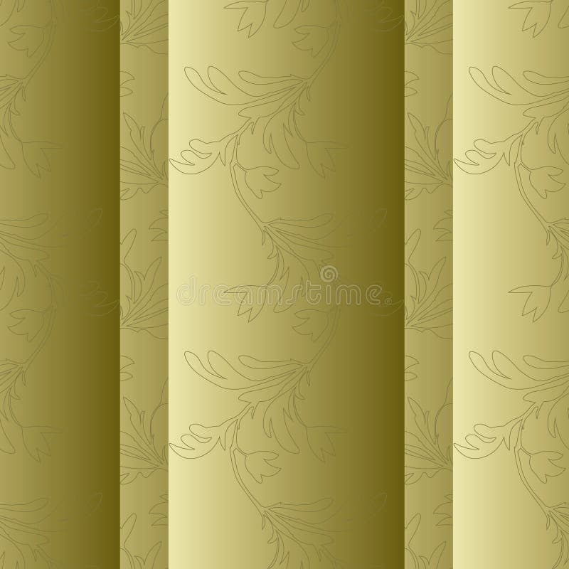 Vector, Abstract Gold Metallic Striped Background Pattern with Engraved ...