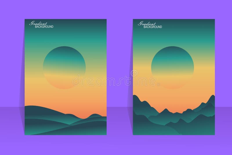 Vector Abstract Gradient Illustration,magazine Cover Background Stock ...