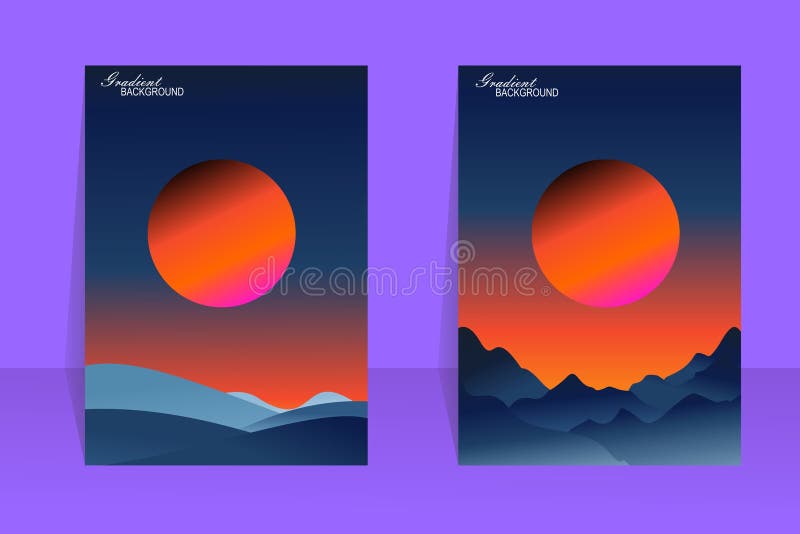 Vector Abstract Gradient Illustration,magazine Cover Background Stock ...