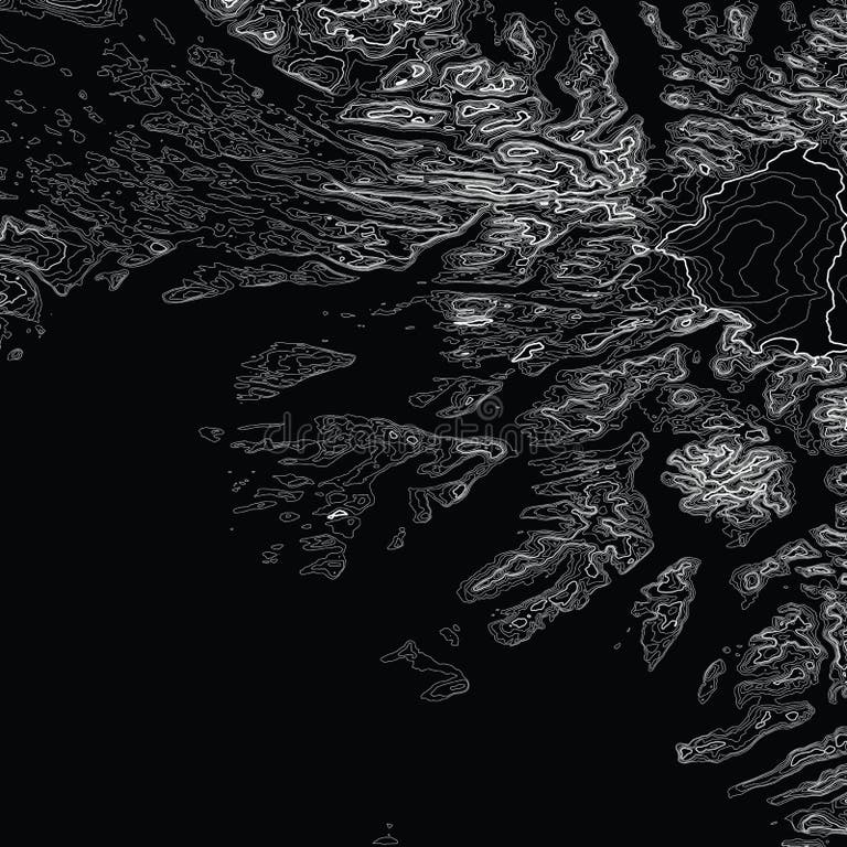 Vector Abstract Grayscale Earth Relief Map Stock Illustrations – 18 ...