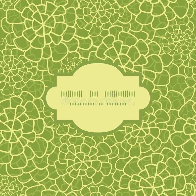 Vector Abstract Green Natural Texture Frame Stock Vector - Illustration ...