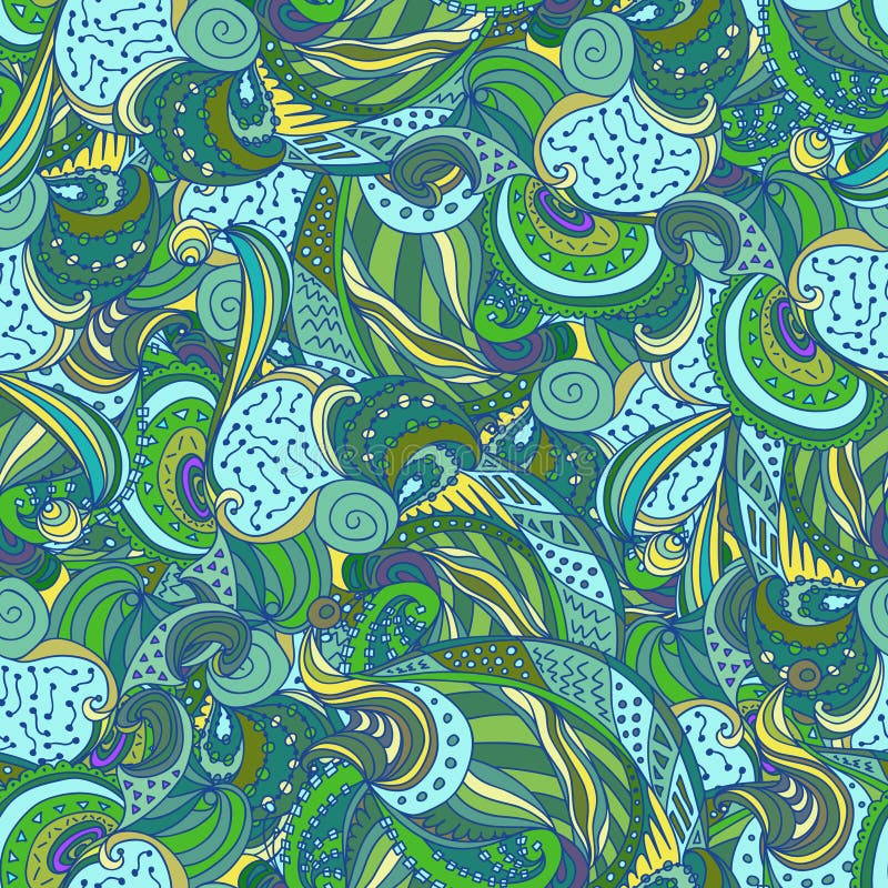 Vector Abstract Green Pattern Stock Vector - Illustration of fabric ...