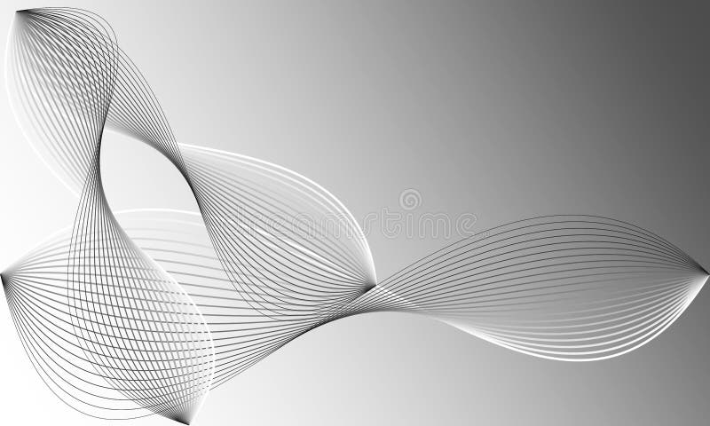 The Grey Wave Vector Abstract Background Stock Vector - Illustration of ...