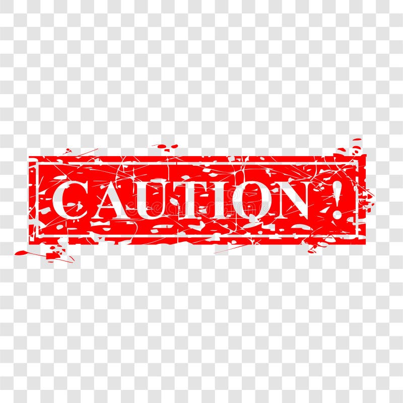 Caution Red Stamp Text Stock Illustrations – 1,321 Caution Red Stamp ...