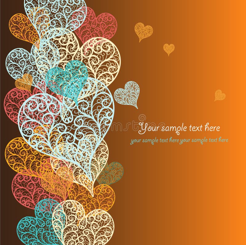 Vector abstract hart vector illustratie. Illustration of mooi - 30084042