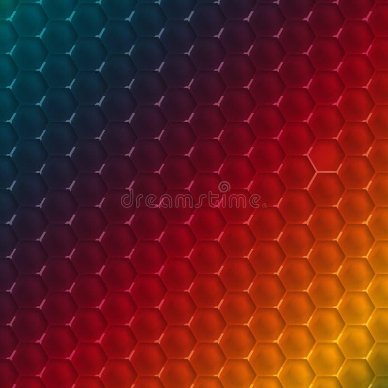 Vector Abstract Hexagon Shape Design Template Stock Vector ...