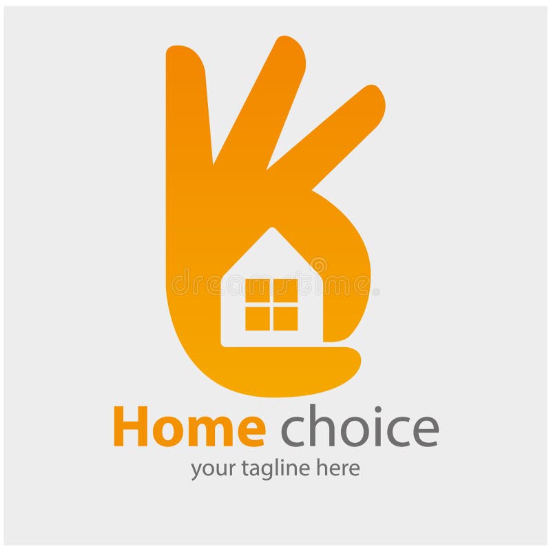 Home choice symbol stock vector. Illustration of estate - 163230993