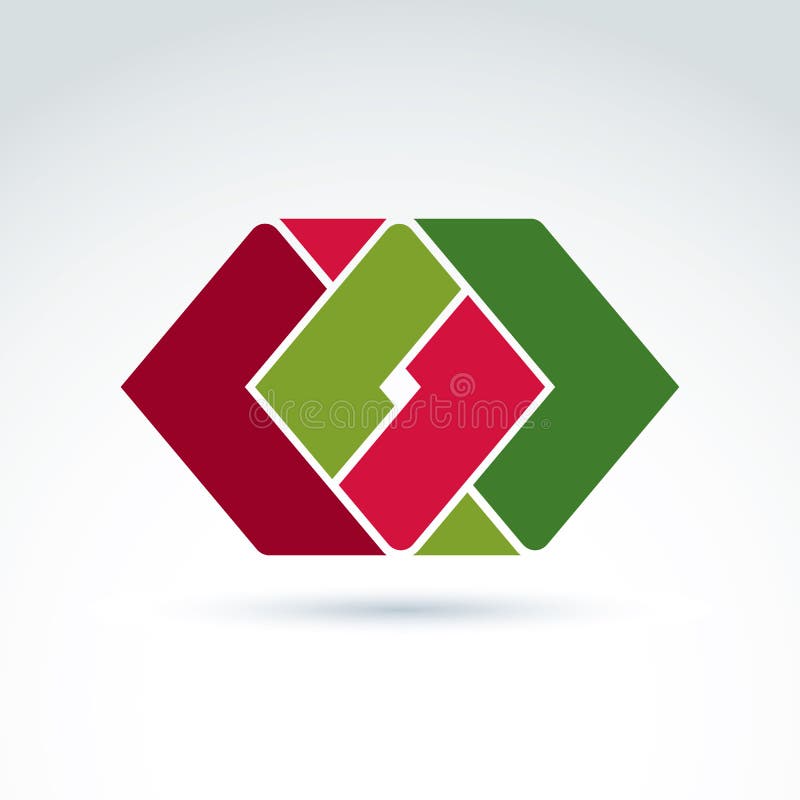 Vector Abstract Icon, Abstract Symbol, Design Element Stock Vector ...