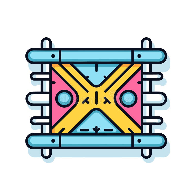 Vector of an Abstract X Icon on a Clean White Background Stock Vector ...