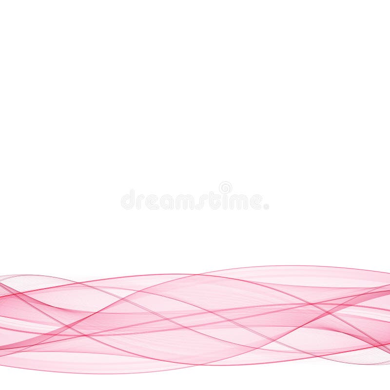 Vector Abstract Illustration. Pink Wave. Layout for Presentation. Eps ...