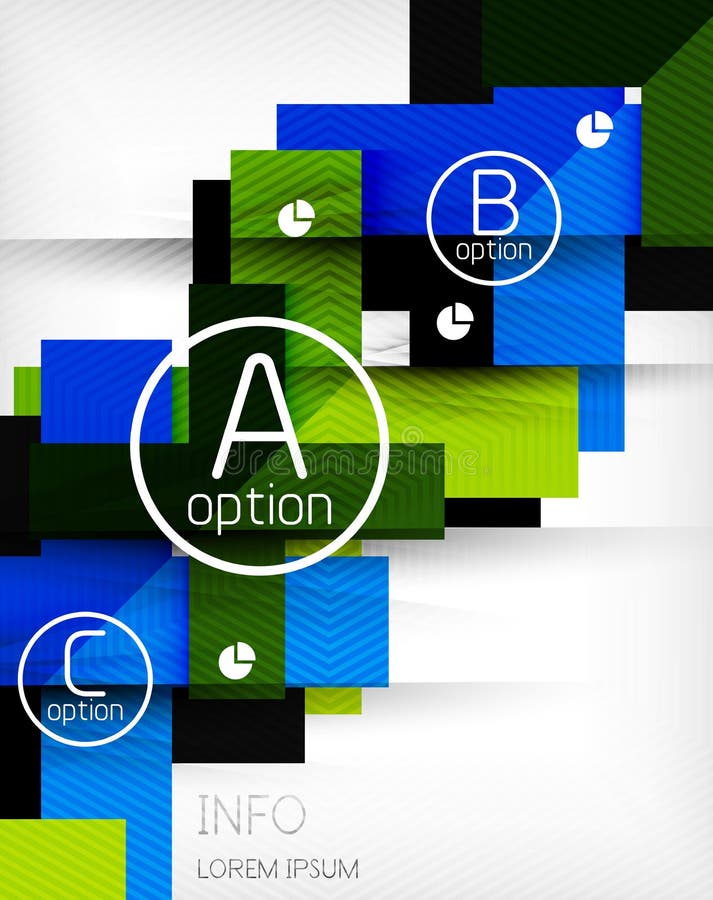 Vector Abstract Infographic Background Stock Vector - Illustration of ...