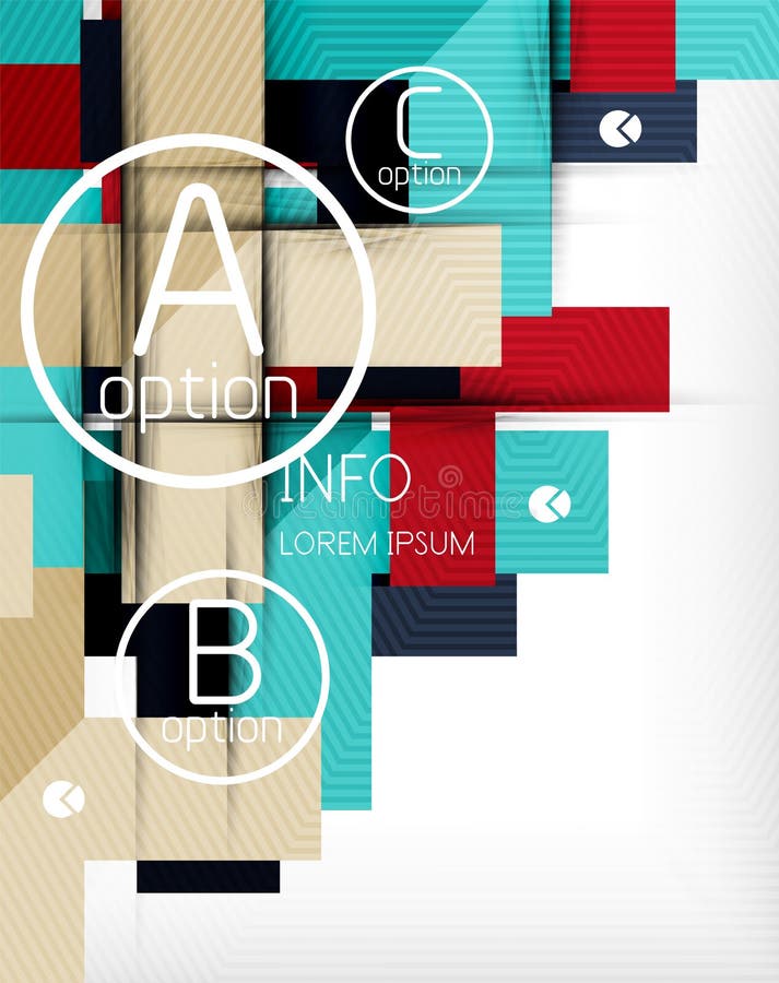 Vector Abstract Infographic Background Stock Vector - Illustration of ...