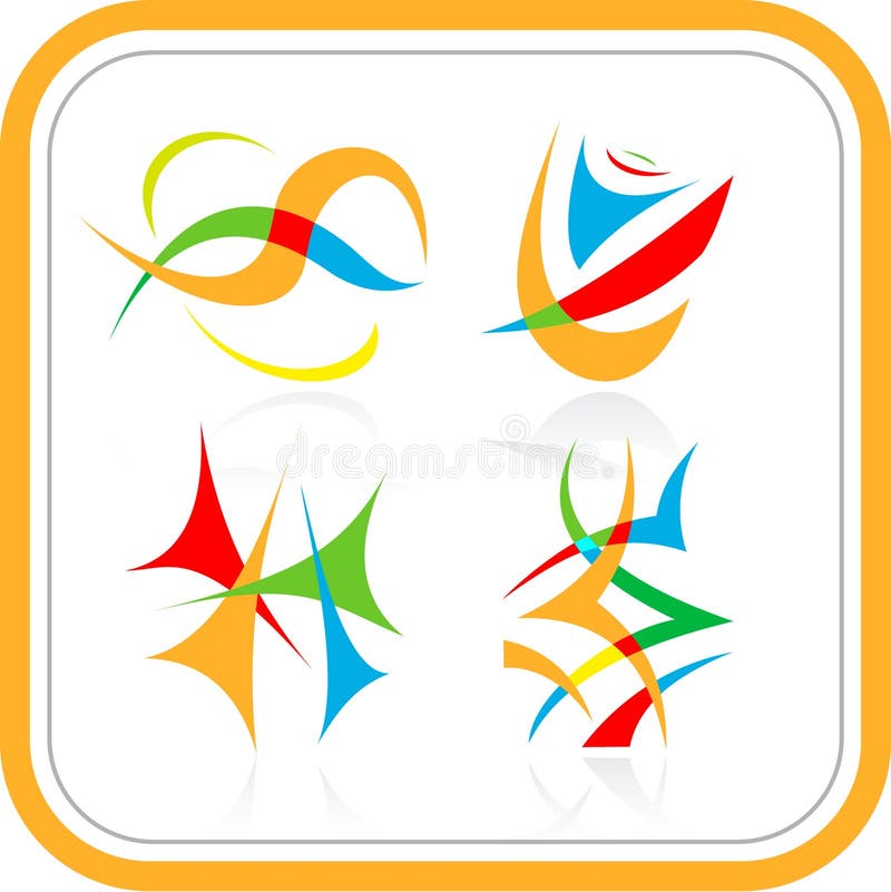 Vector Abstract Internet Icons Stock Vector - Illustration of beautiful ...