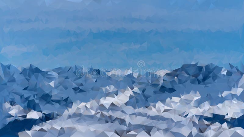 Triangle Low Poly Polygonal Background Blue Mountain Stock Illustrations – 367 Triangle Low Poly ...