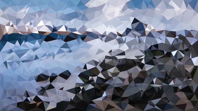 Vector Irregular Polygon Background - Triangle Low Poly Pattern - Color ...