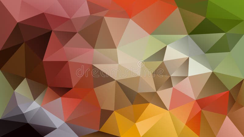 Vector Irregular Polygon Background - Triangle Low Poly Pattern - Green ...