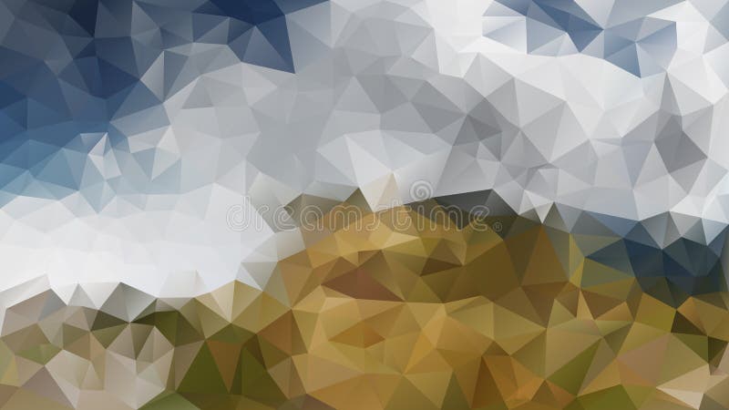 Vector Irregular Polygon Background - Triangle Low Poly Pattern - Sky ...