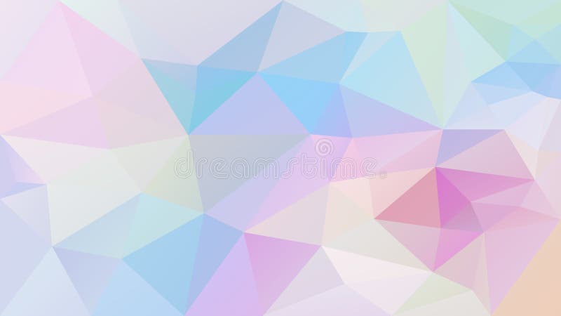 Vector Irregular Polygon Background - Triangle Low Poly Pattern - Soft ...