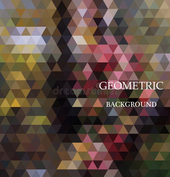 Vector Abstract Irregular Polygon Background with a Triangular Pattern ...