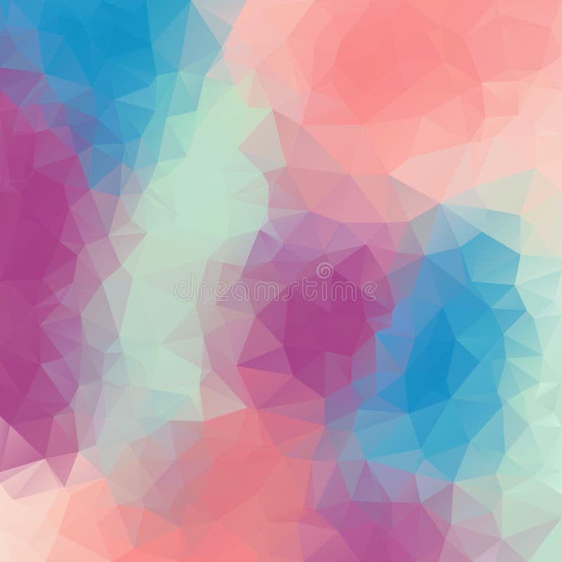 Abstract Irregular Polygon Square Background - Triangle Low Poly ...