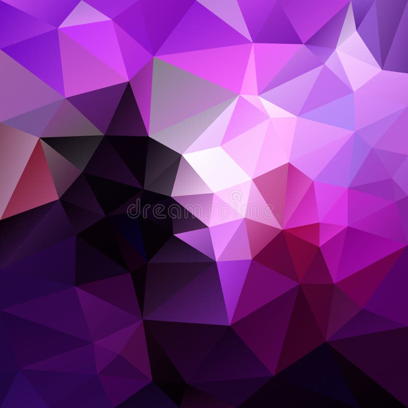 Vector Irregular Polygon Square Background - Triangle Low Poly Pattern ...