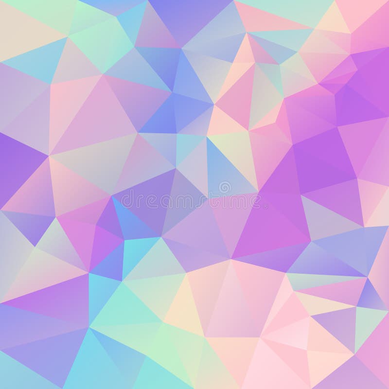 Cute Triangle Shape Pattern Background Design Stock Vector ...