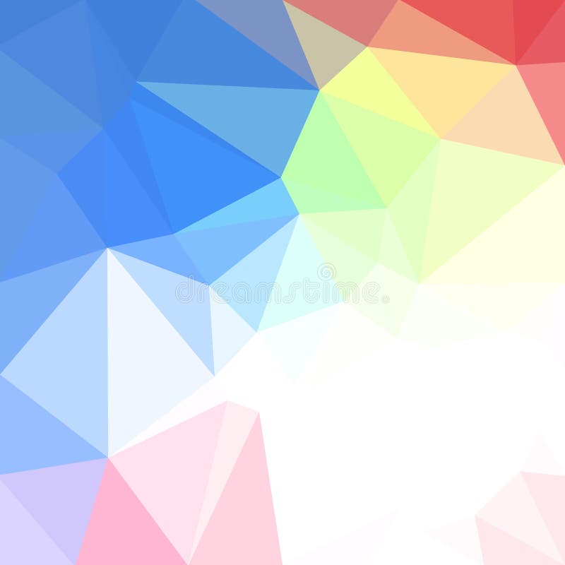 Vector Abstract Polygonal Background - Triangle Low Poly Pattern ...