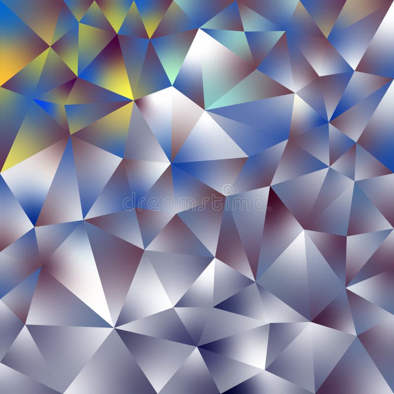 Vector Irregular Polygonal Square Background - Triangle Low Poly ...