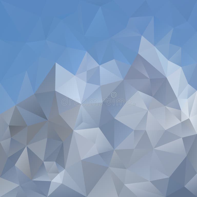 Vector Irregular Polygonal Square Background - Triangle Low Poly ...