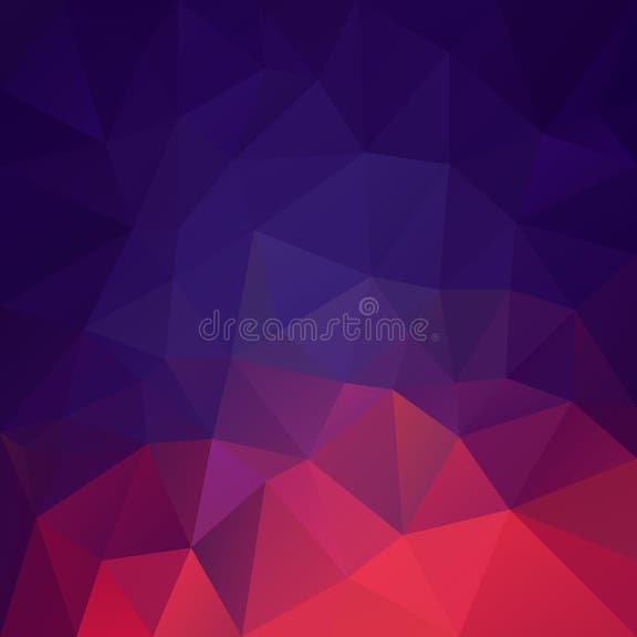 Vector Irregular Polygonal Square Background - Triangle Low Poly ...