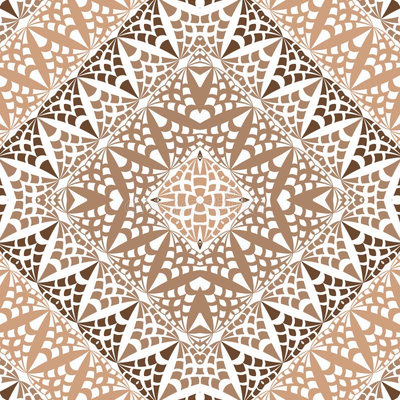 Vector Abstract Lace Hand Drawn Seamless Pattern Stock Vector ...