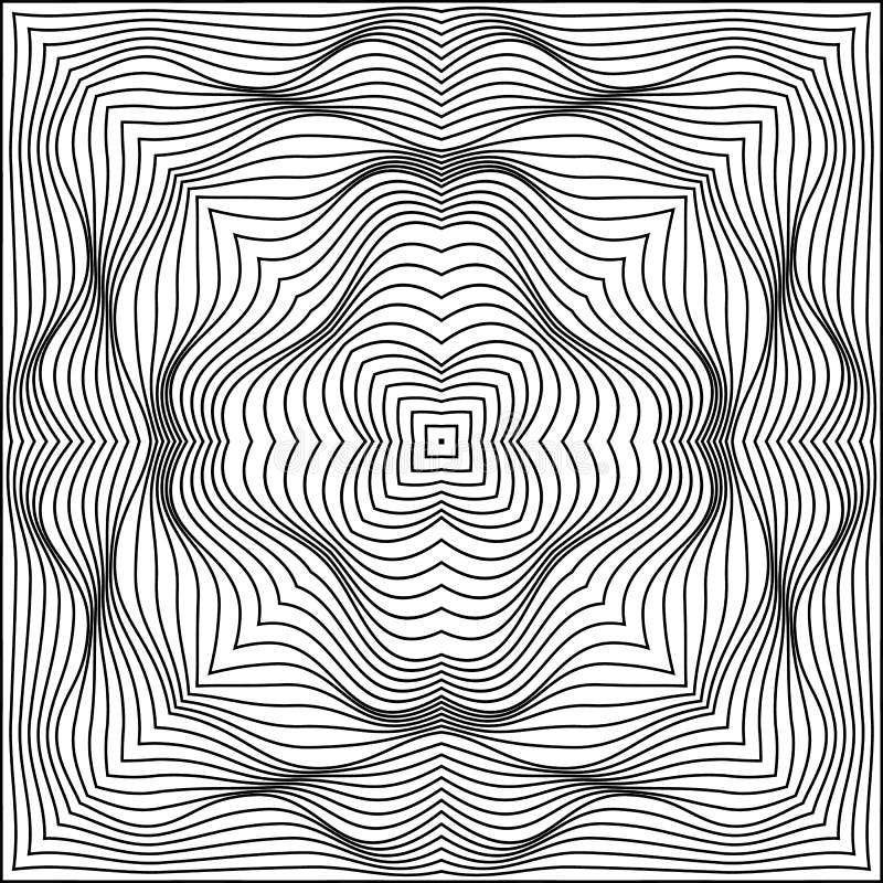 Vector Abstract Lines Pattern Waves Background Stock Vector