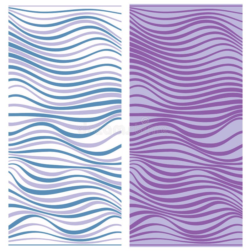 Vector Abstract Line Patterns Set. Stock Vector - Illustration of ...