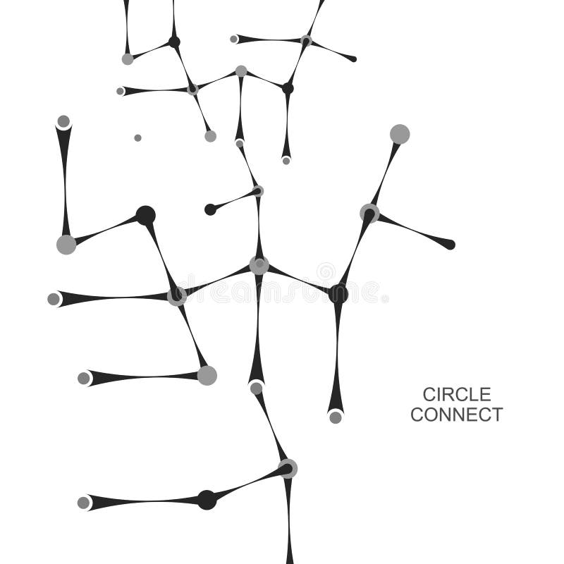 Vector Abstract Line Science Background Stock Vector - Illustration of ...