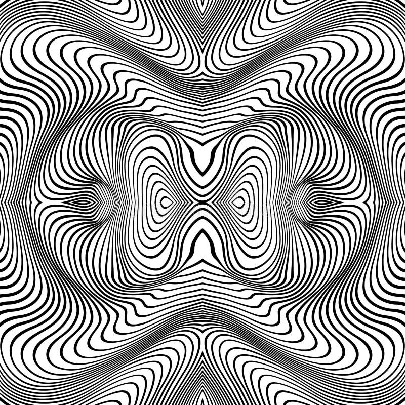 Vector Abstract Lines Pattern Waves Background Stock Vector