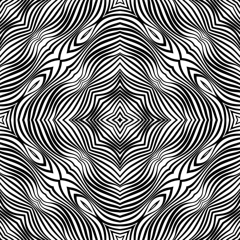 Vector Abstract Lines Pattern Waves Background Stock Vector
