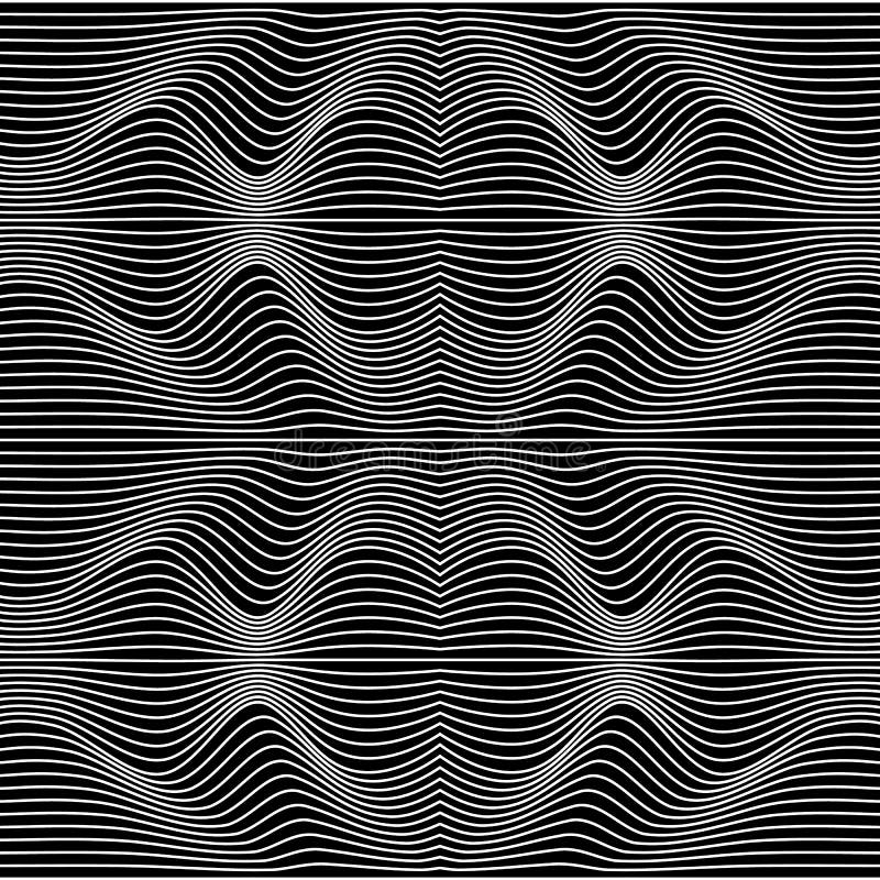 Vector Abstract Lines Pattern Waves Background Stock Vector